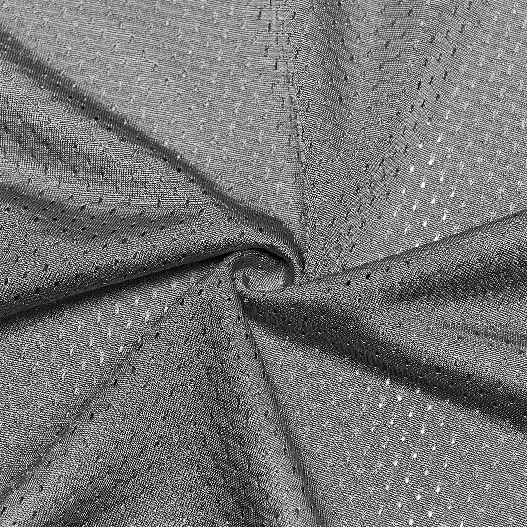 Gray Blank Football Jersey | Plain Mesh Football Uniform Wholesale ...
