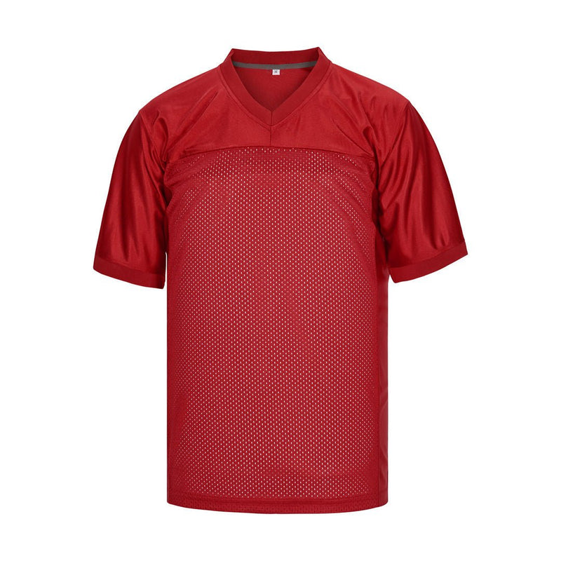 Maroon Blank Football Jersey | Plain Mesh Football Uniform Wholesale ...