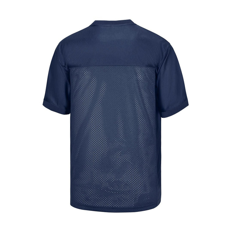 Navy Blank Football Jersey | Plain Mesh Football Uniform Wholesale ...