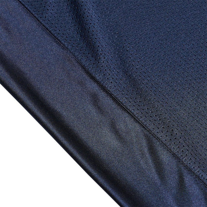 Navy Blank Football Jersey | Plain Mesh Football Uniform Wholesale ...