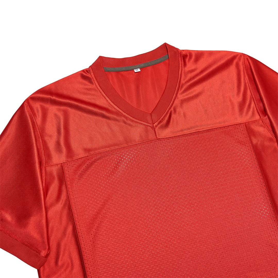 Blank Red Football Jersey Uniform Wholesale - Jersey One