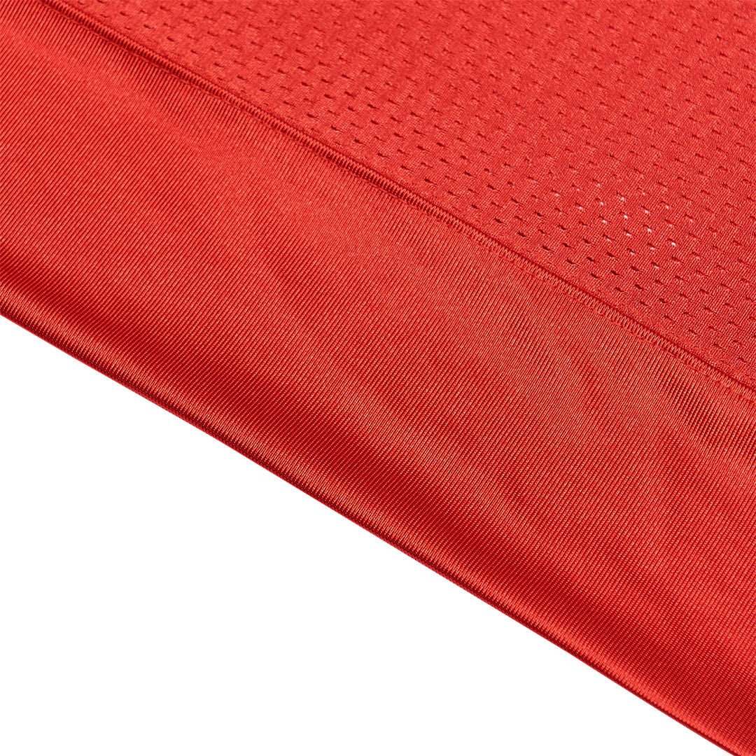 Red Blank Football Jersey | Plain Mesh Football Uniform Wholesale ...