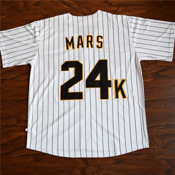 Bruno Mars #24K Hooligans Baseball Jersey | JerseyOne