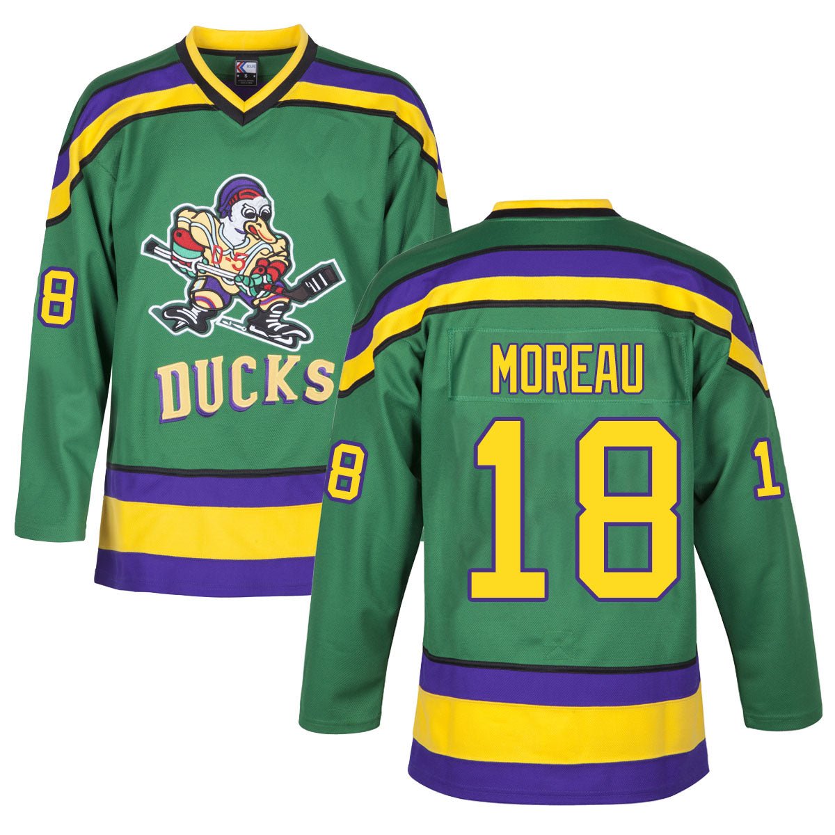 Connie Moreau Mighty Ducks Jersey Original #18 | JerseyOne