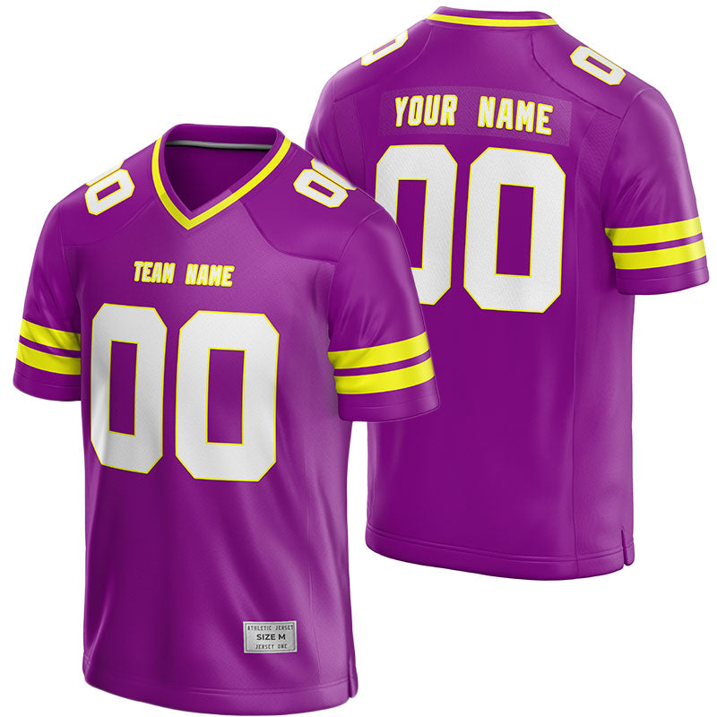 Custom Purple Football Jersey for Men/Youth | Authentic Uniform | JerseyOne