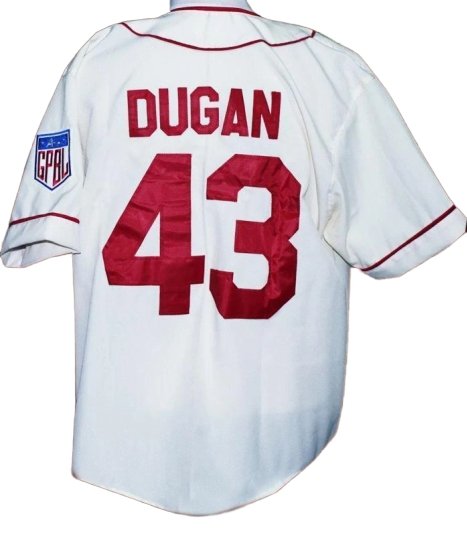 Jimmy Dugan Rockford Peaches Movie Baseball Jersey #43 | JerseyOne